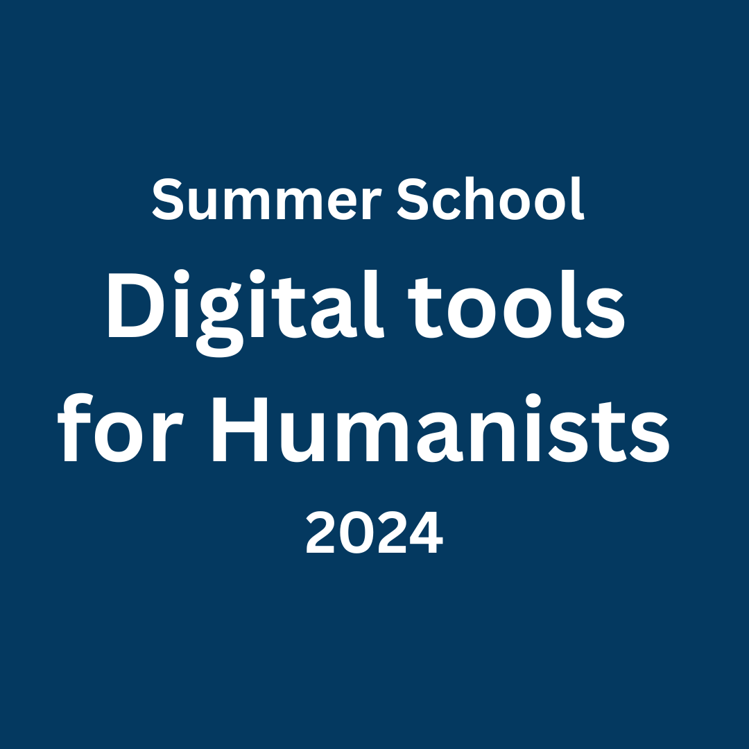 Summer School “Digital tools for Humanists” 2024 - CNR-ILC