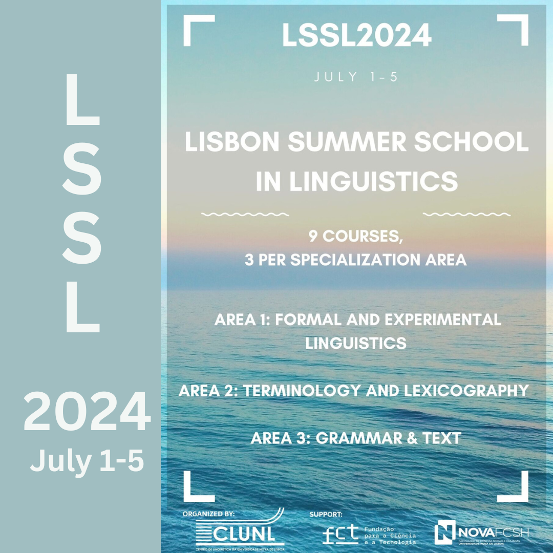 Lisbon Summer School in Linguistics 2024 - CNR-ILC