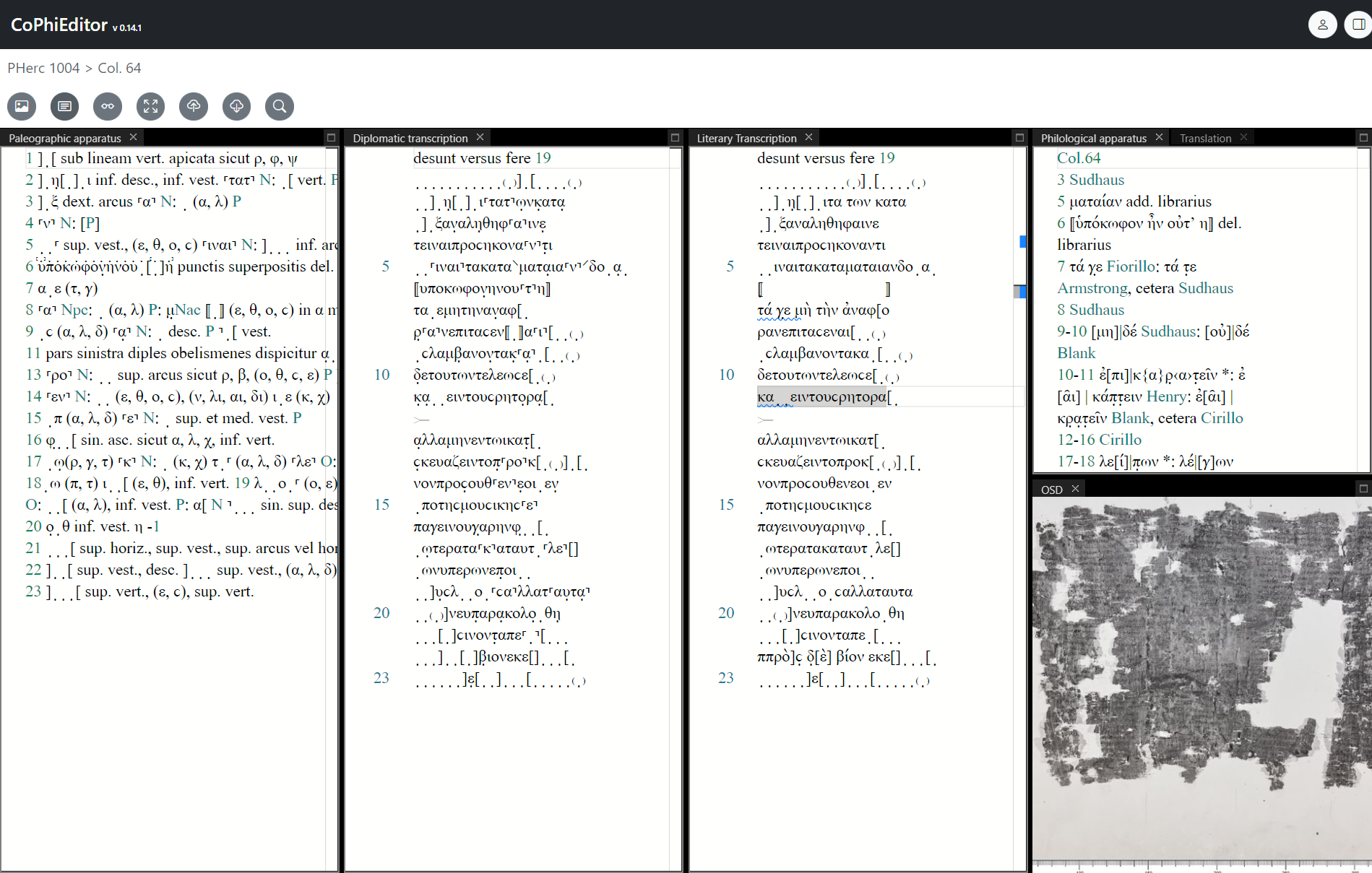 CoPhiEditor - CNR-ILC
