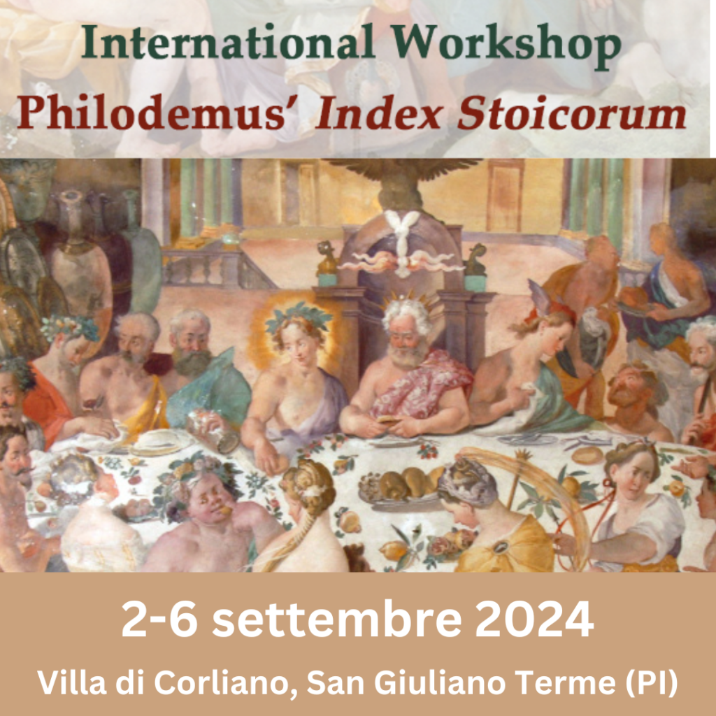 Filodemo, Index Stoicorum - CNR-ILC