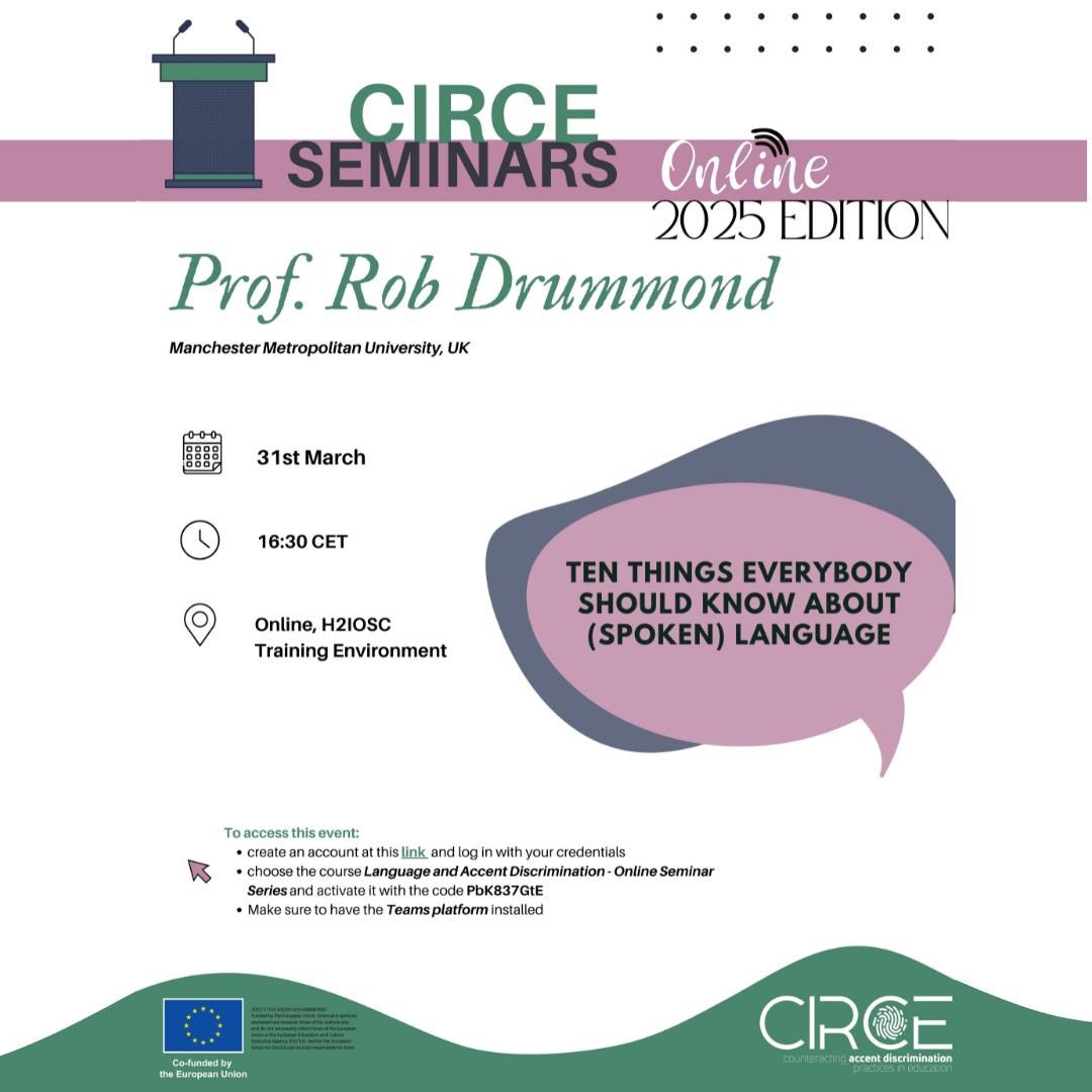 Ten things everybody should know about (spoken) language - CNR-ILC