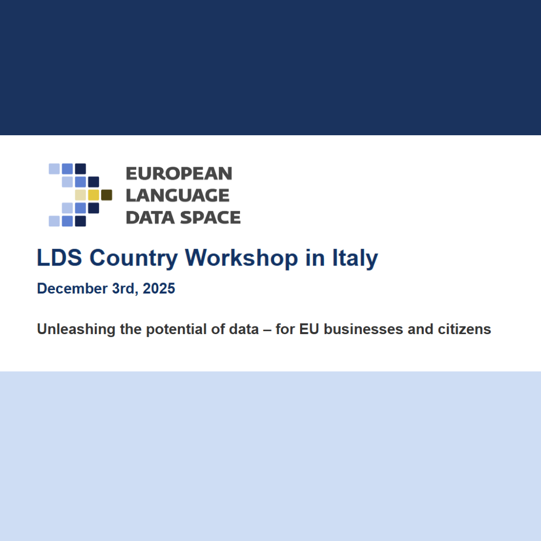 LDS Country Workshop in Italy - CNR-ILC